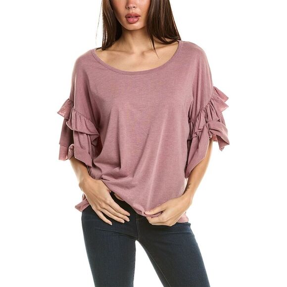 Chaser | Tops | Chaser Vintage Jersey Oversized Tiered Tshirt | Poshmark